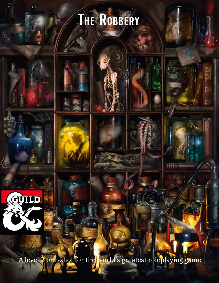 The Robbery, Dnd 5e one-shot UPDATED 2/4/2023 - Dungeon Masters Guild ...