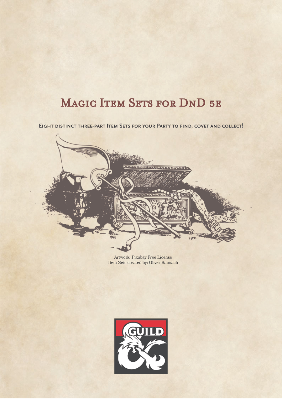 8 Unique Magic Item Sets for your DnD5e Experience PART I - Dungeon ...