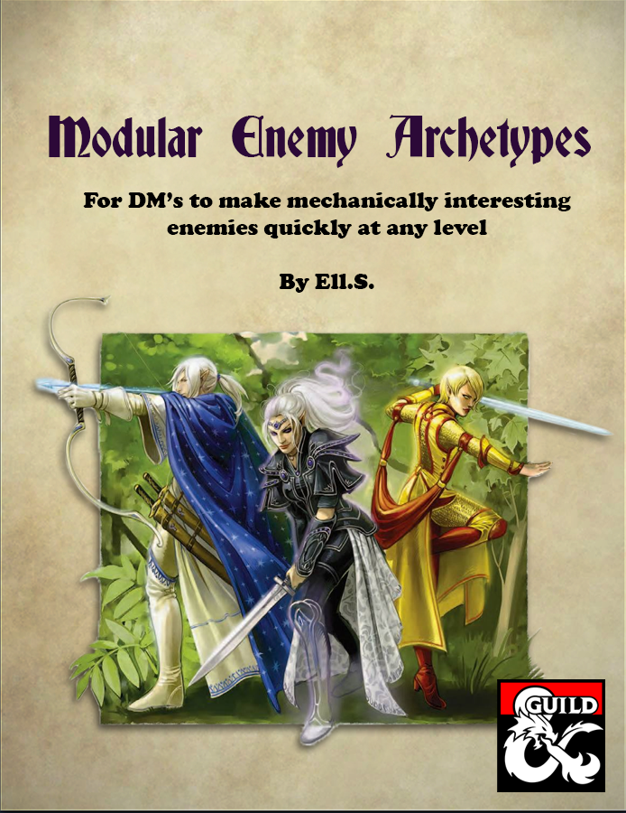 Modular Enemy Archetypes for 5e - Dungeon Masters Guild | DriveThruRPG