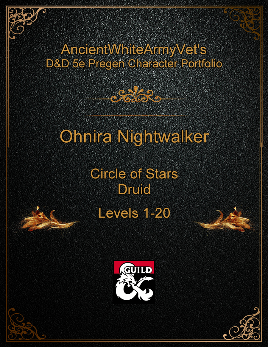 AncientWhiteArmyVet's D&D 5e Pregen Character Portfolio - Druid [Circle ...