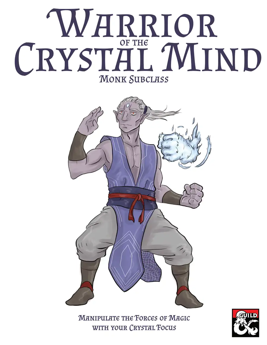 Monk - Way of the Crystal Mind - Dungeon Masters Guild | DriveThruRPG