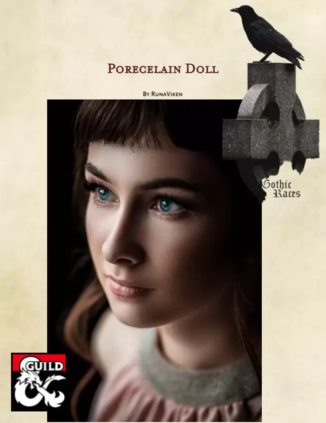 Gothic Races: Porcelain Doll - Dungeon Masters Guild | DriveThruRPG