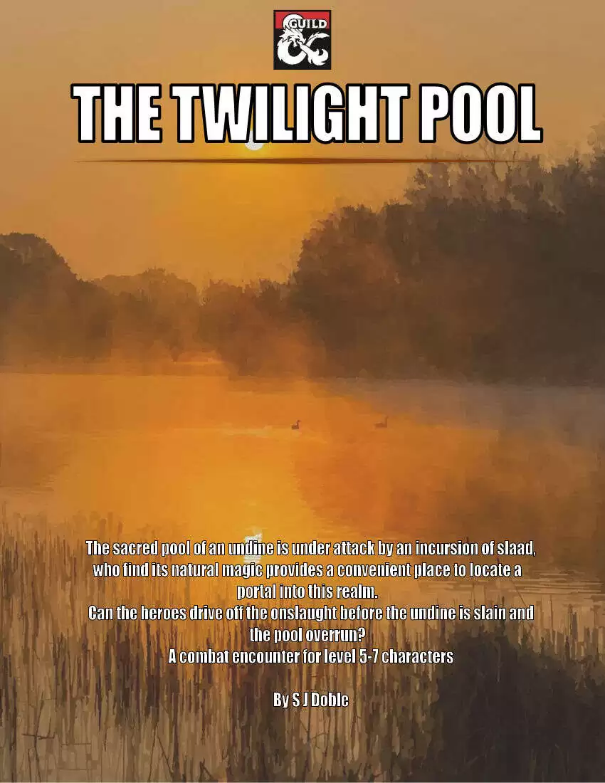 The Twilight Pool - Dungeon Masters Guild | DriveThruRPG