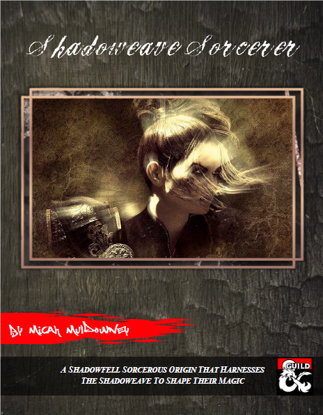 Shadoweave Sorcerer - Dungeon Masters Guild | DriveThruRPG