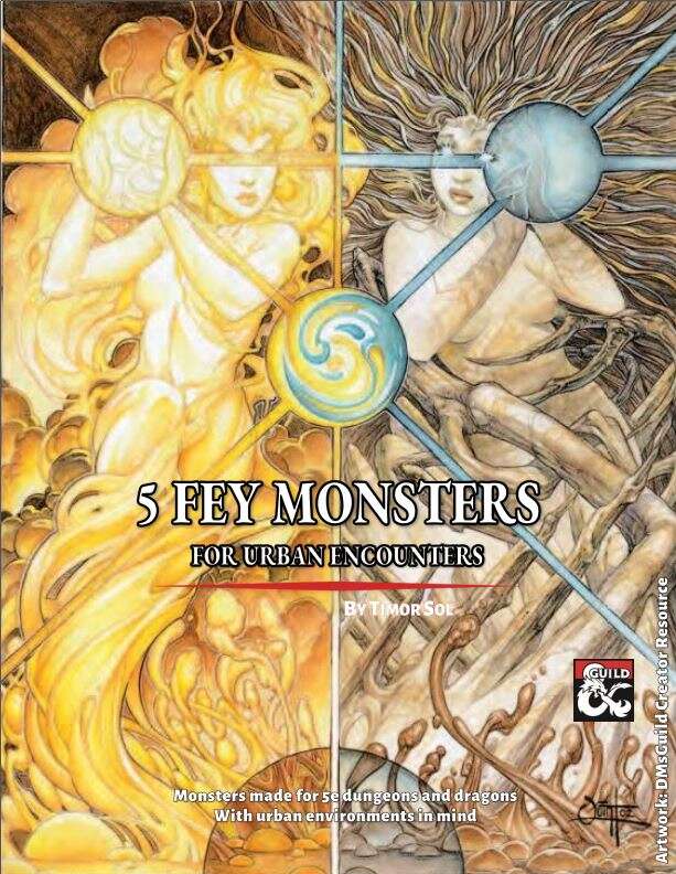 5 Fey Monsters for Urban Encounters - Dungeon Masters Guild | DriveThruRPG