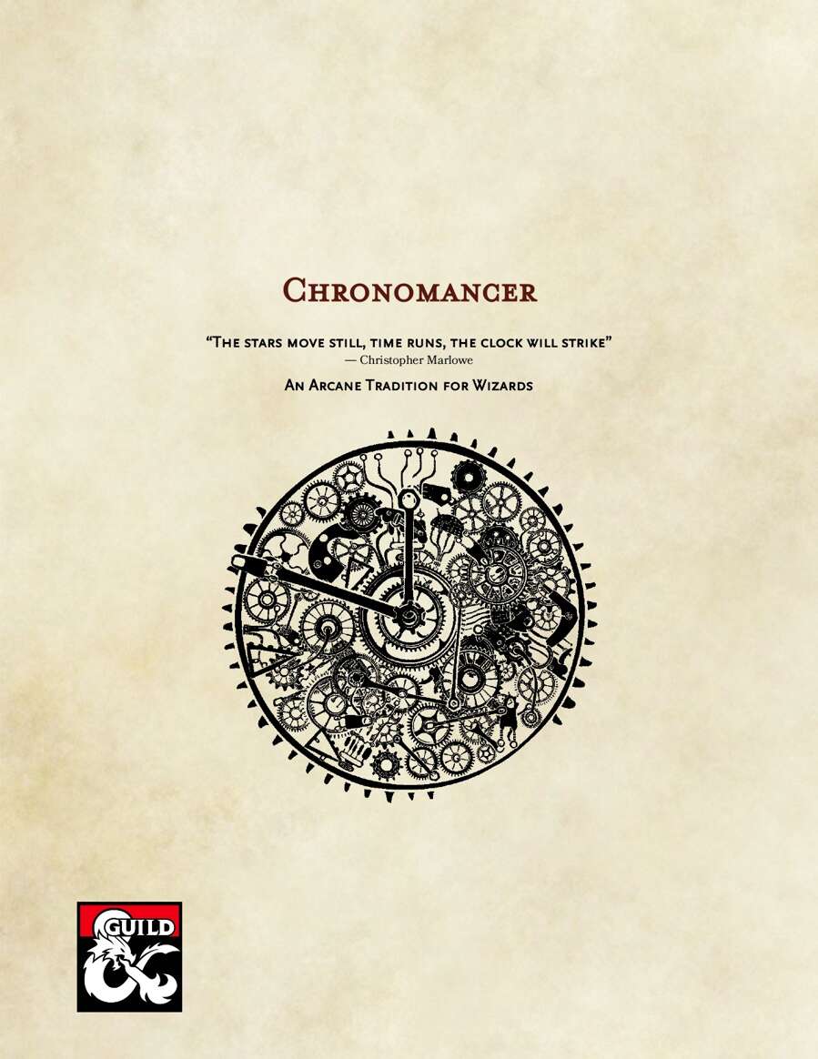 Chronomancer - An Arcane Tradition for Wizards - Dungeon Masters Guild ...