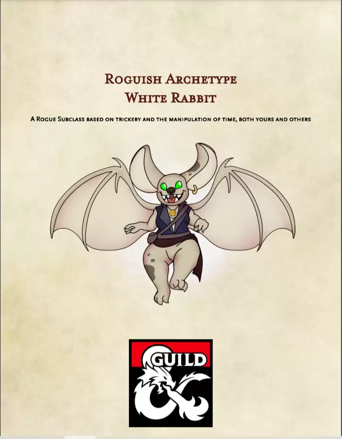 Roguish Archetype-White Rabbit - Dungeon Masters Guild | DriveThruRPG