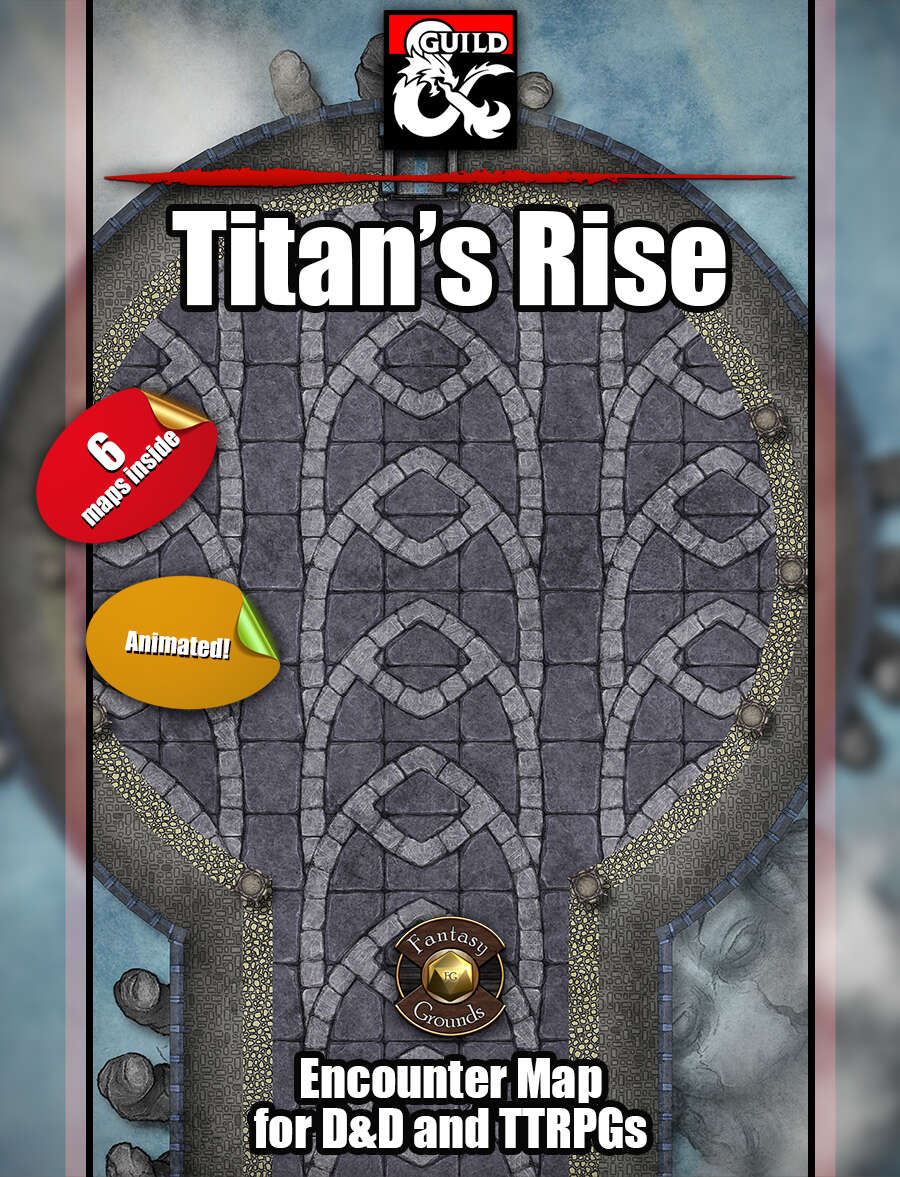 Titan's Rise - 6 maps - jpg/mp4 & Fantasy Grounds .mod - Dungeon ...