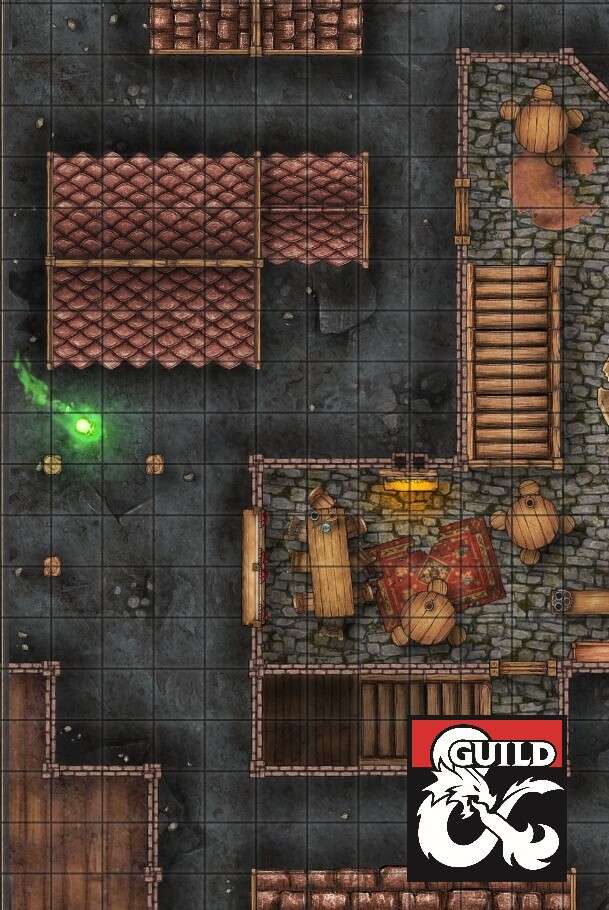 The Guts and Garters Inn (includes two Skullport Battlemaps) - Dungeon ...