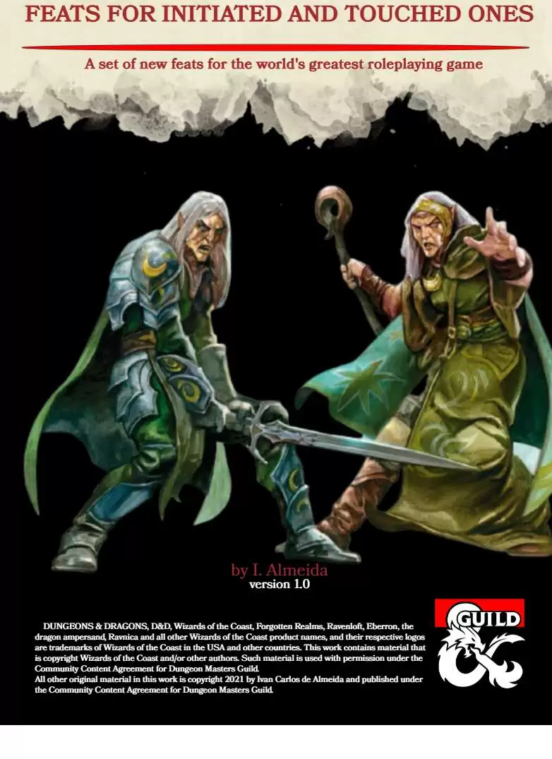 Feats for Initiated and Touched Ones - Dungeon Masters Guild | DriveThruRPG