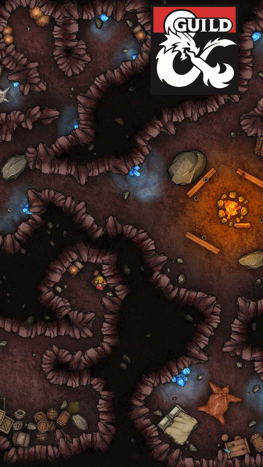 Goblin Lair Battlemap - Dungeon Masters Guild | DriveThruRPG