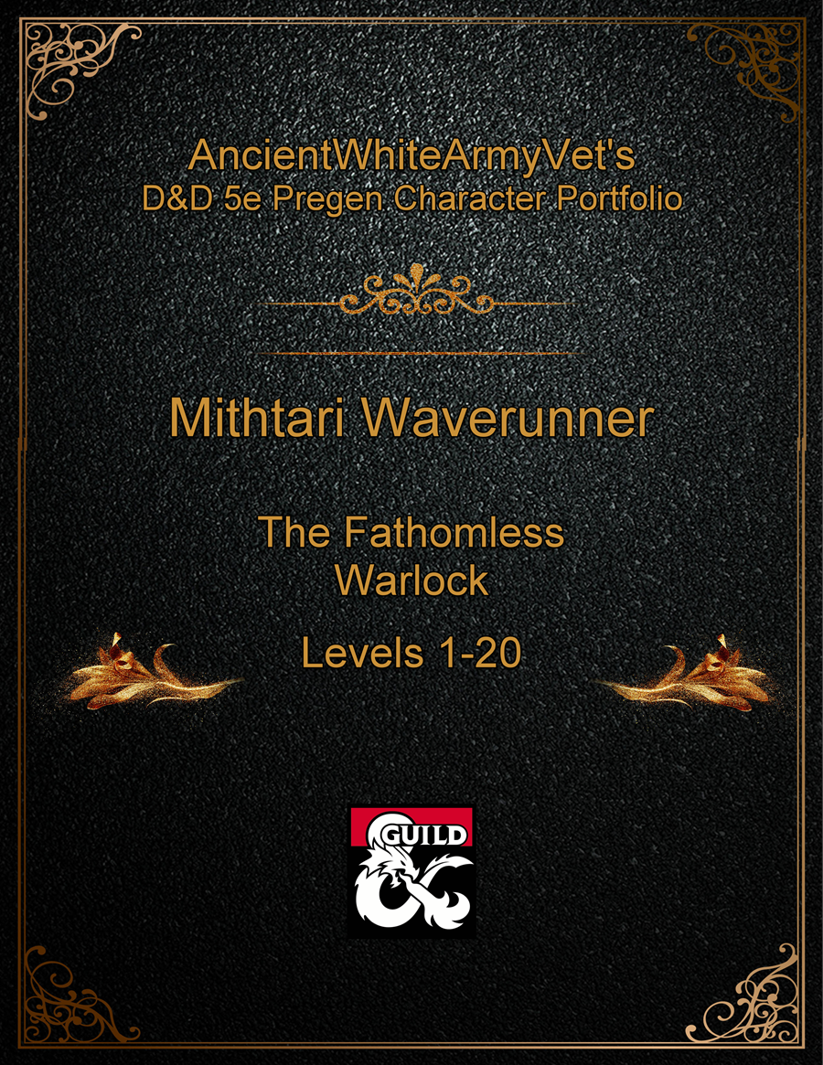 AncientWhiteArmyVet's D&D 5e Pregen Character Portfolio - Warlock [The ...