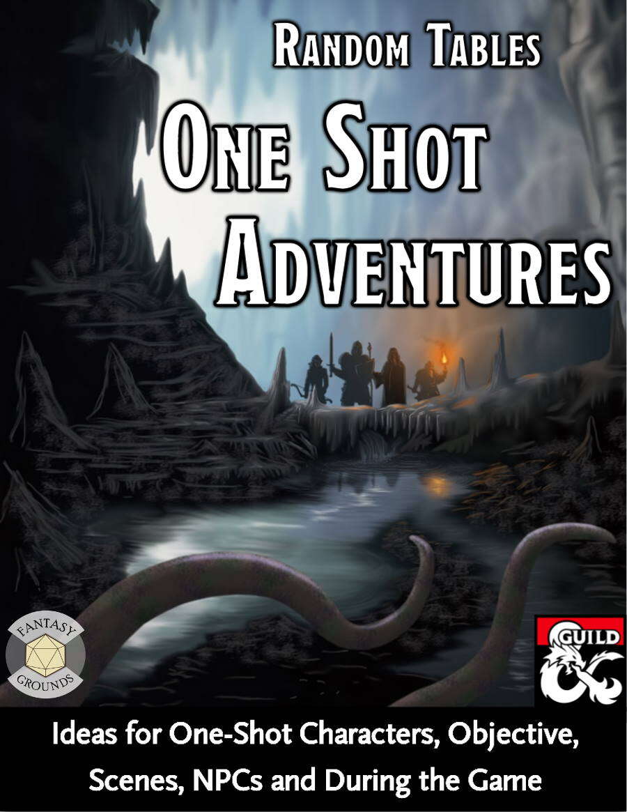 One Shot Adventures - Random Tables (Fantasy Grounds) - Dungeon Masters ...