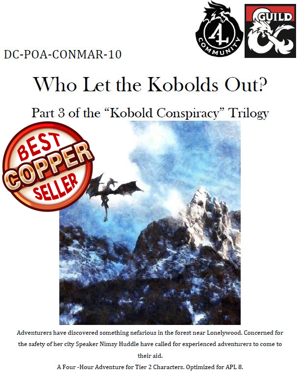 DC-PoA-CONMAR-10 Who Let the Kobolds Out? - Dungeon Masters Guild ...