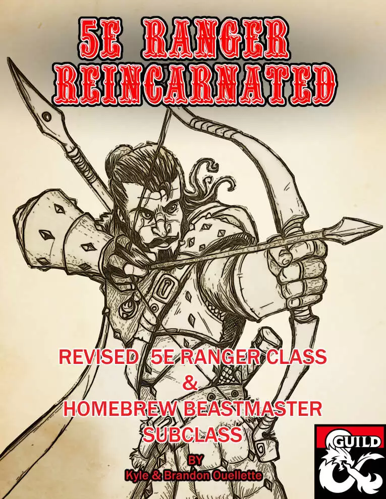 5e Ranger Reincarnated - Dungeon Masters Guild | DriveThruRPG
