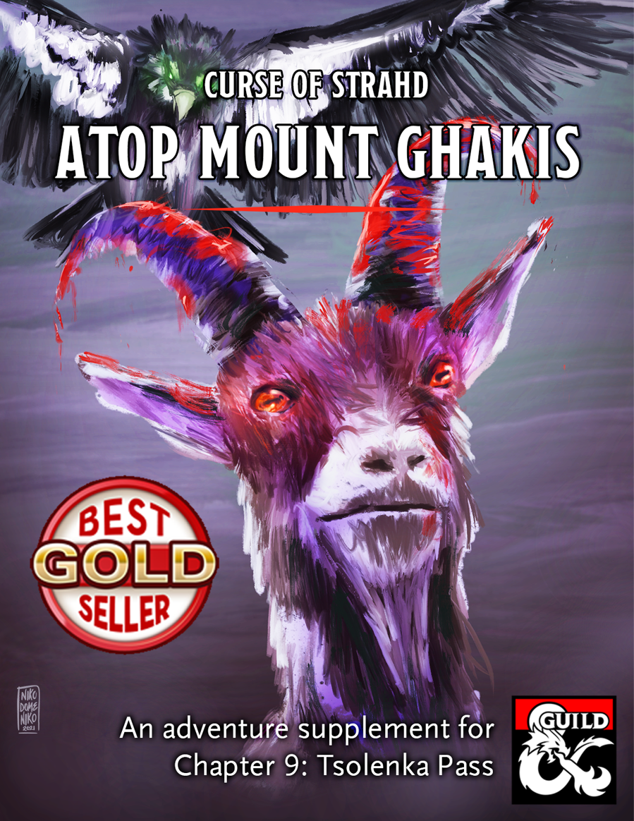 Atop Mount Ghakis - expanded maps and content for Curse of Strahd ...
