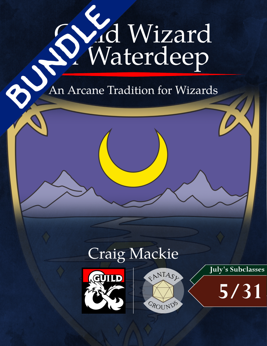 Guild Wizard of Waterdeep (PDF + Fantasy Grounds) [BUNDLE] - Dungeon ...