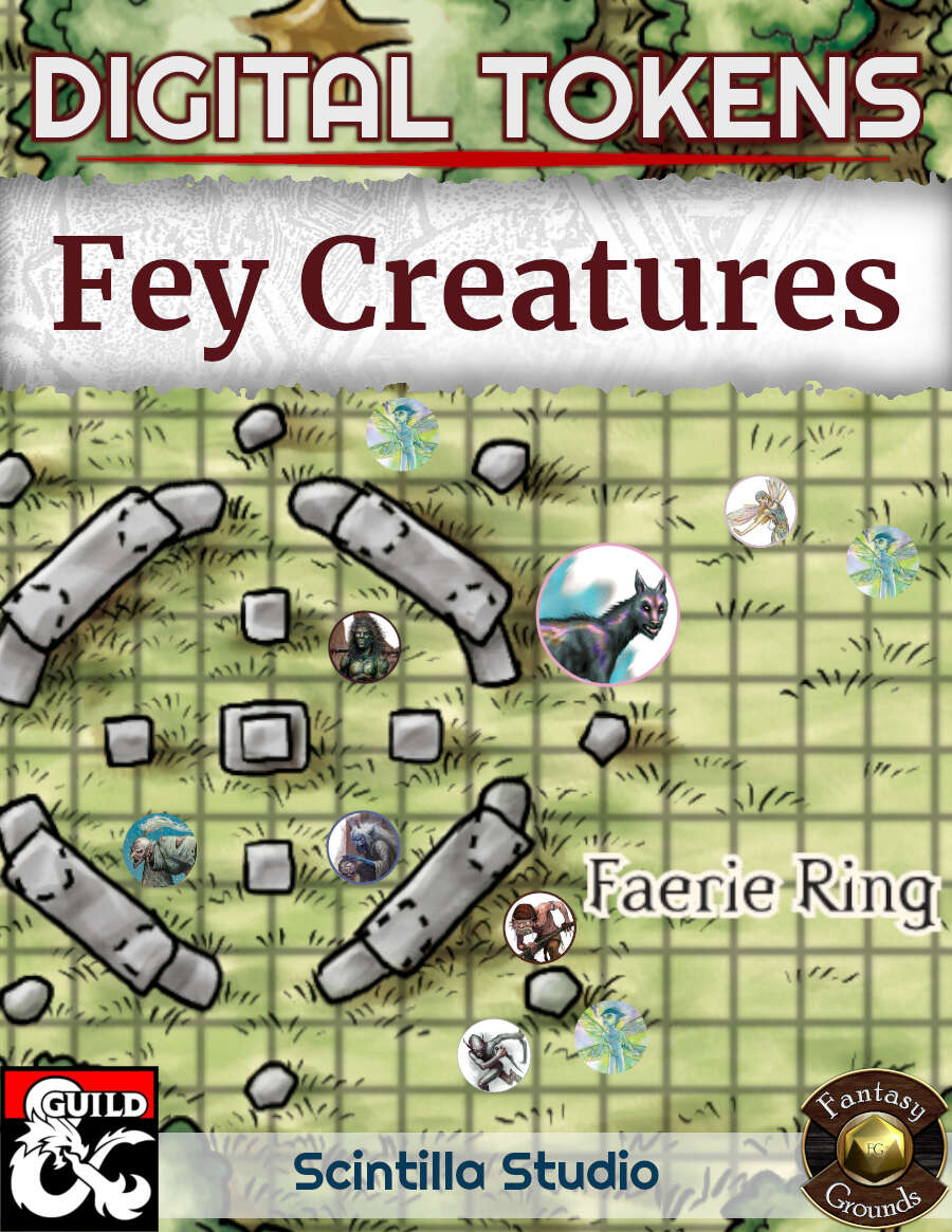 Digital Tokens: Feywild creatures - Dungeon Masters Guild | DriveThruRPG