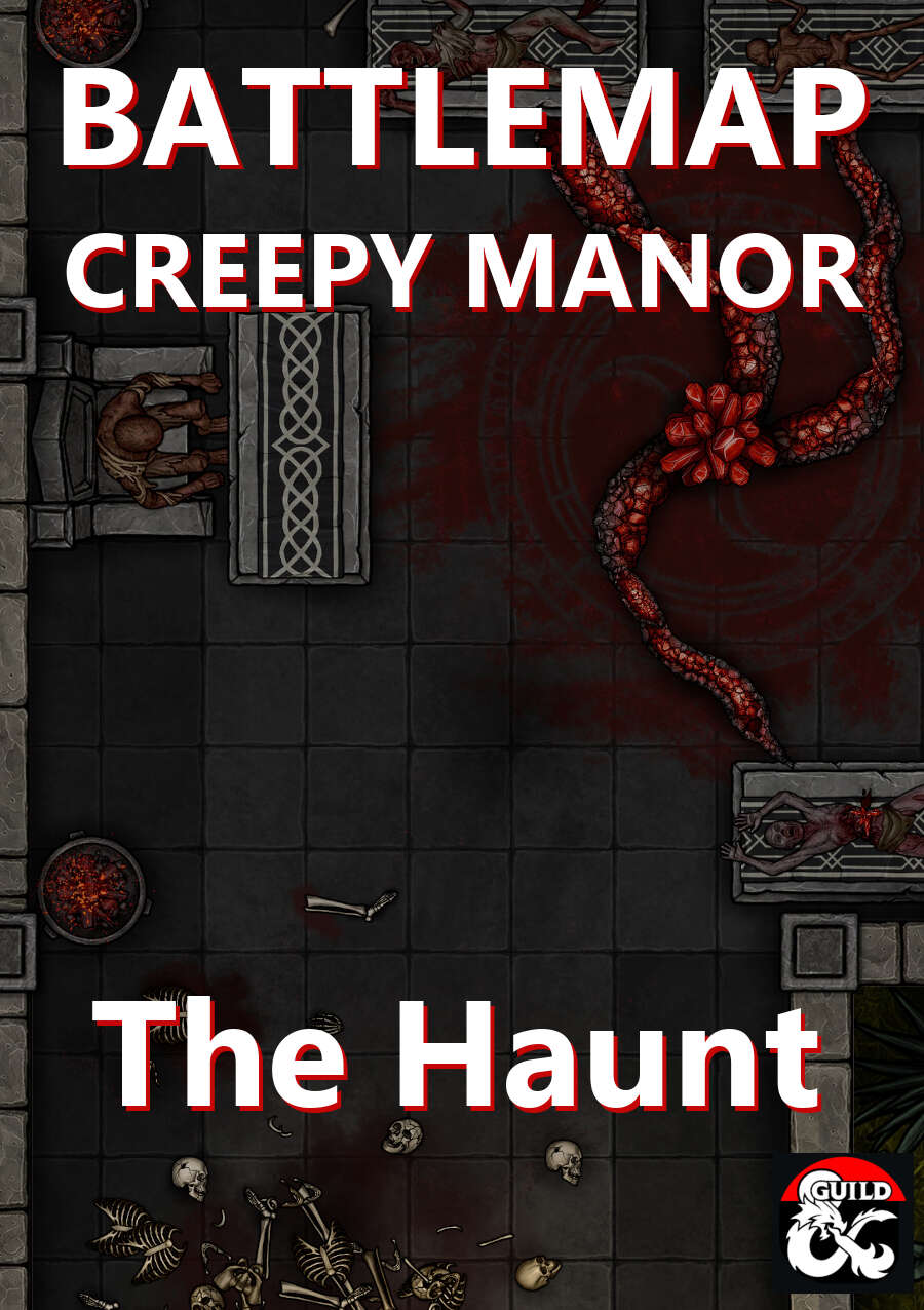 Creepy Manor - The Haunt Battlemap - Dungeon Masters Guild | DriveThruRPG