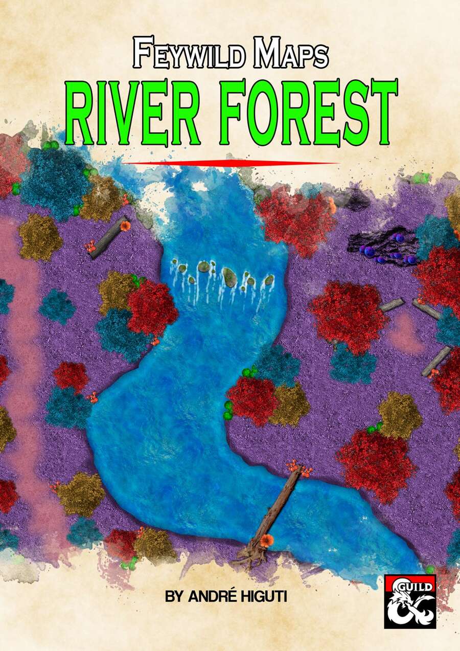 Feywild Maps: River Forest - Dungeon Masters Guild | DriveThruRPG