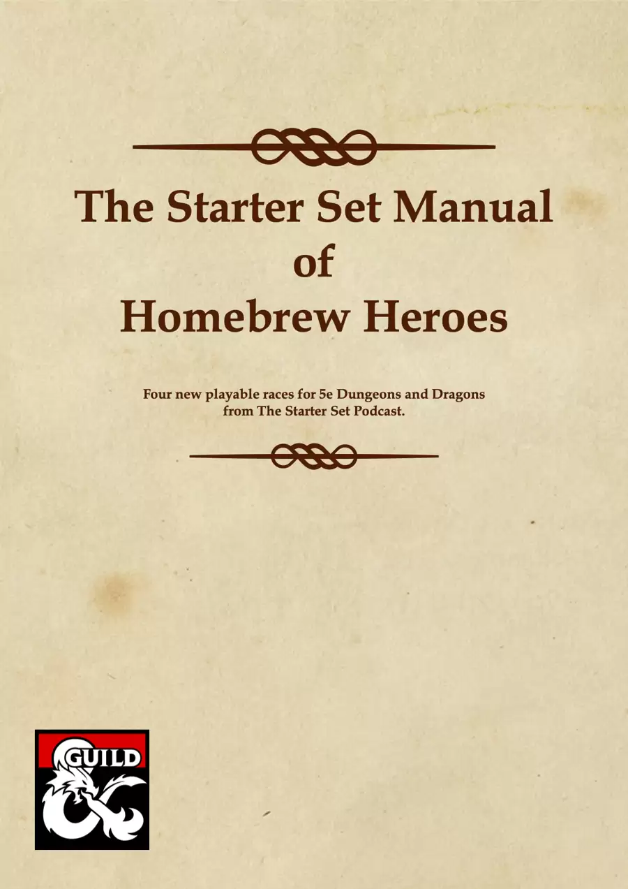The Starter Set Handbook of Homebrew Heroes - Dungeon Masters Guild | DriveThruRPG