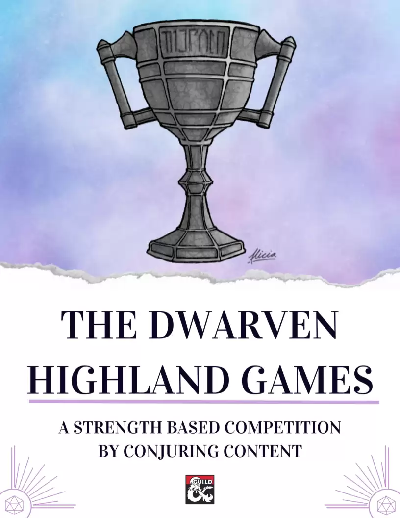 Dwarven Highland Games - Dungeon Masters Guild | DriveThruRPG