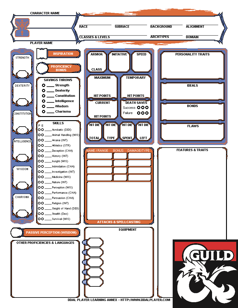 Wild Beyond The Witchlight Theme Character Sheet & Session Journal ...