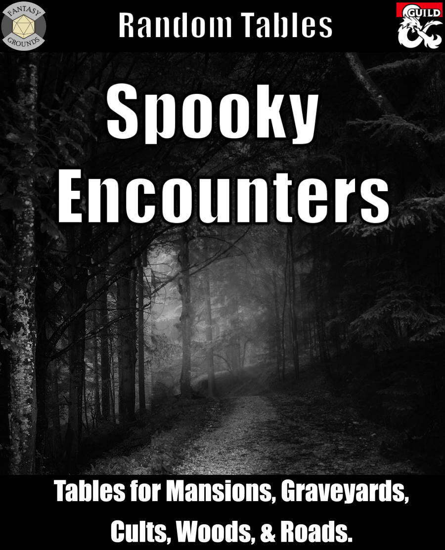Spooky Encounters - Encounter Tables for Horror or Halloween (Fantasy ...