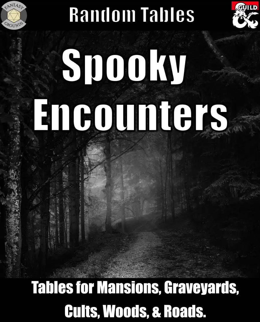 Spooky Encounters - Encounter Tables for Horror or Halloween (Fantasy ...