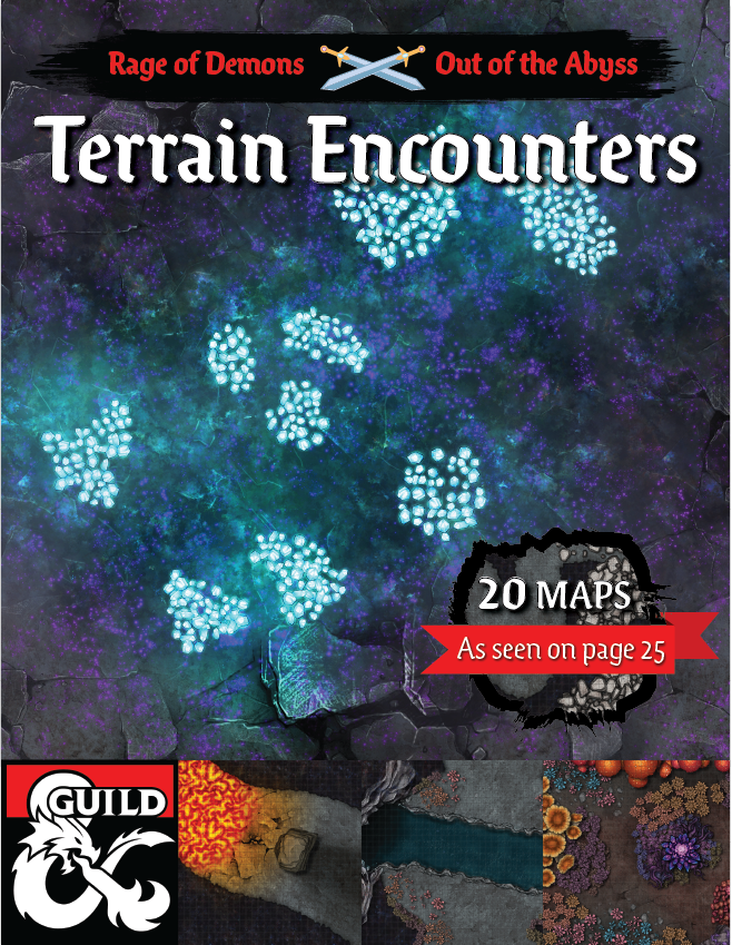 Out of the Abyss Terrain Encounters Battle Maps - Dungeon Masters Guild ...