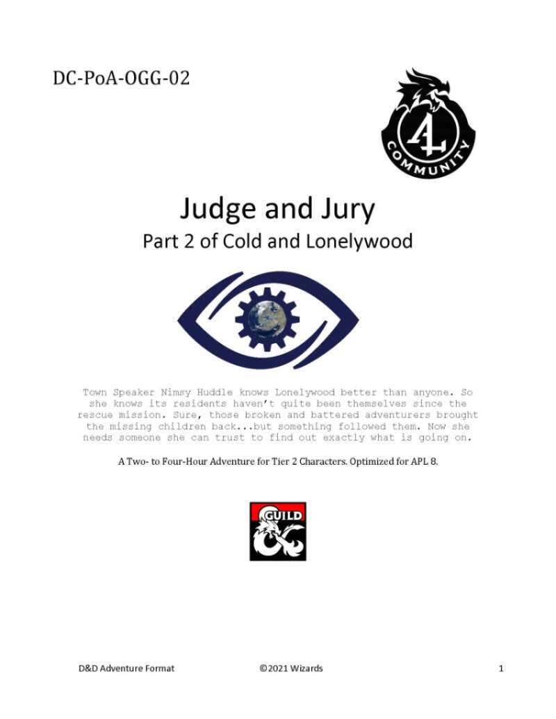 DC-PoA-OGG-02 Judge and Jury - Dungeon Masters Guild | DriveThruRPG