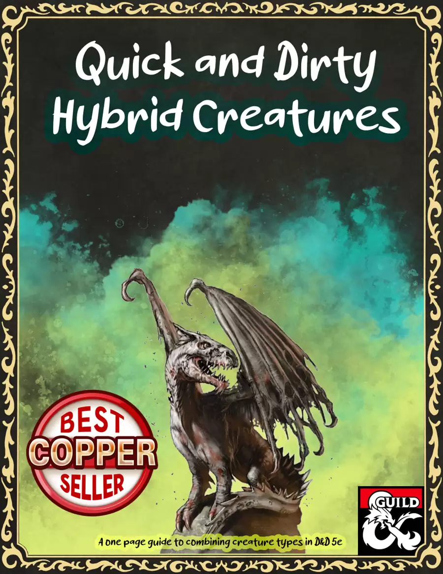 Quick and Dirty Hybrid Creature Types - Dungeon Masters Guild ...