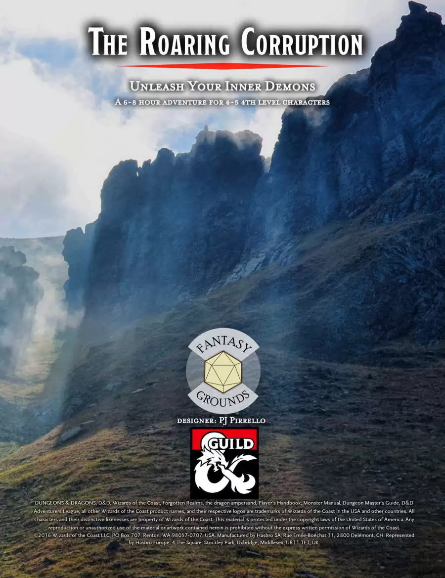The Roaring Corruption (Fantasy Grounds) - Dungeon Masters Guild ...