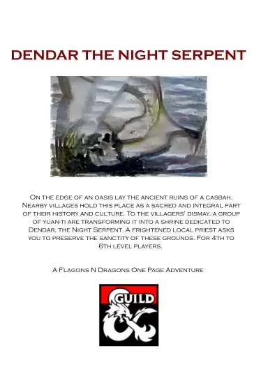 Dendar the Night Serpent - Dungeon Masters Guild | DriveThruRPG
