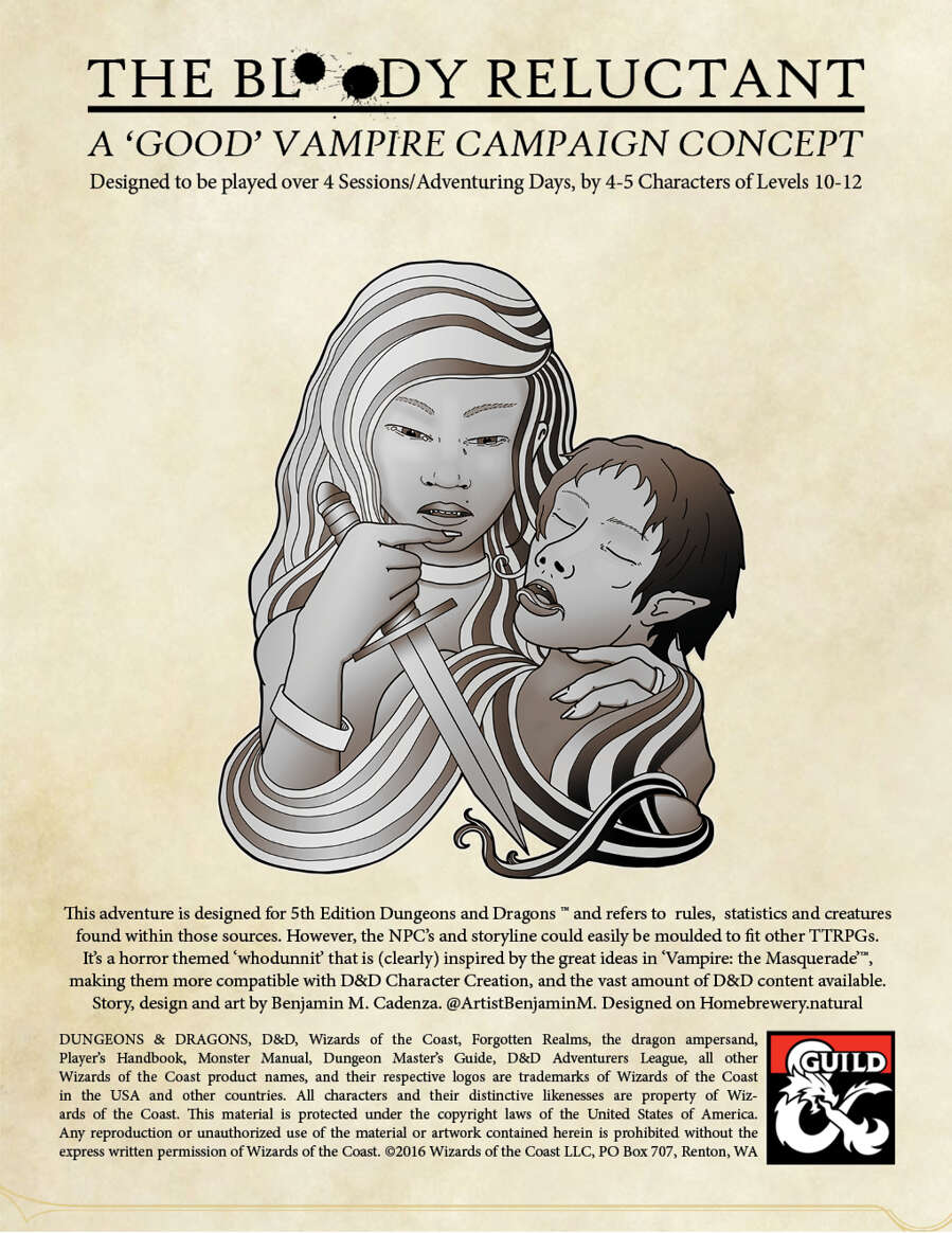 The Bloody Reluctant - A 'Good' Vampire Campaign Concept - Dungeon ...