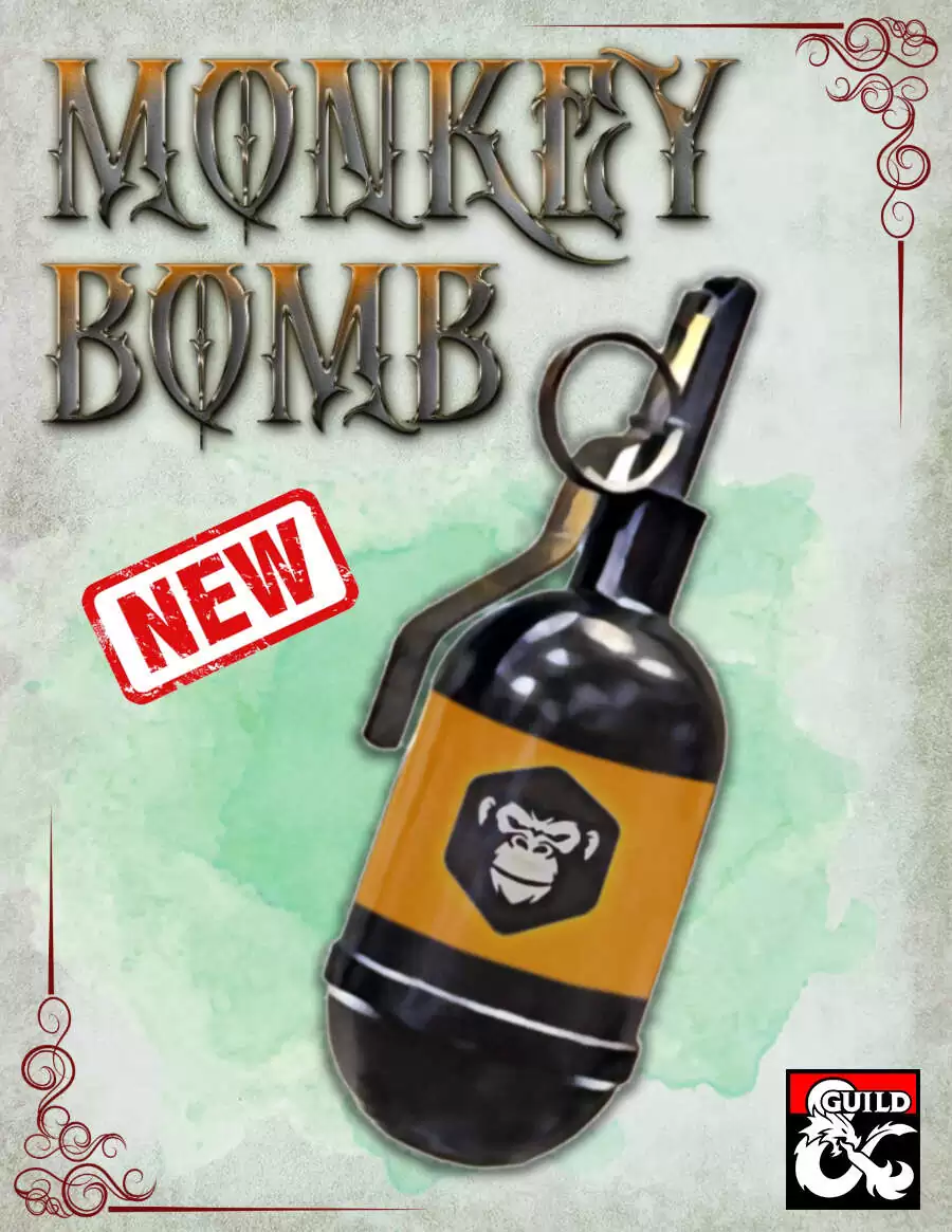 Monkey Bomb! - Dungeon Masters Guild | DriveThruRPG