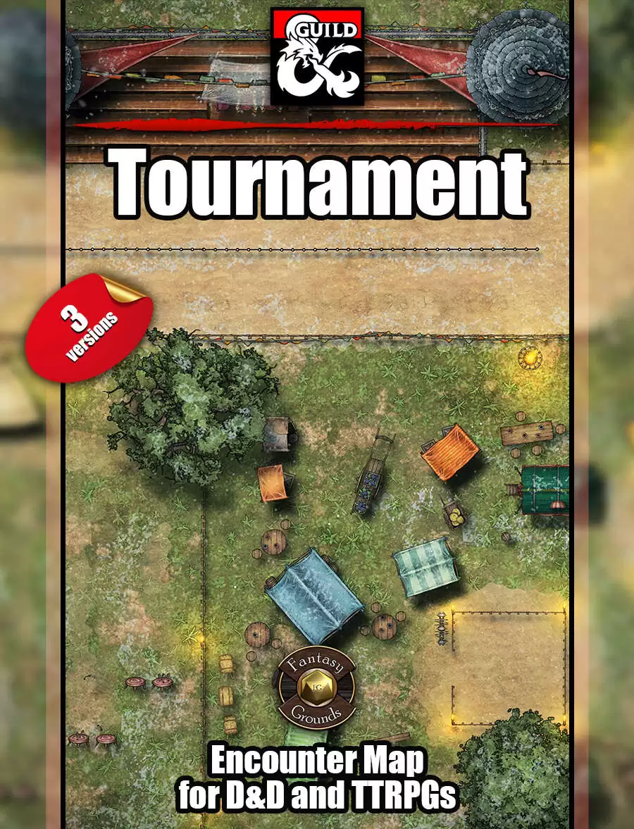 Tournament Battlemap w/Fantasy Grounds support - TTRPG Map - Dungeon ...