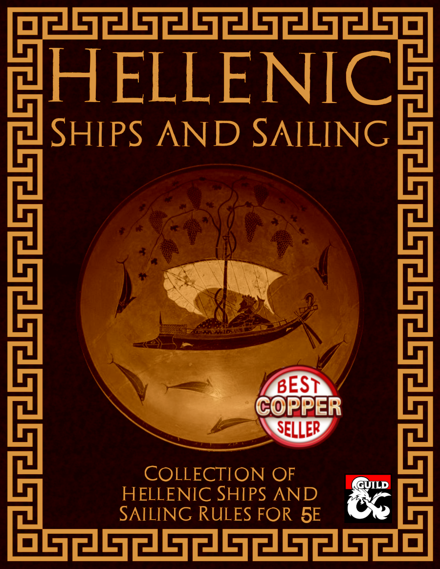 Hellenic Ships & Sailing - Dungeon Masters Guild | DriveThruRPG