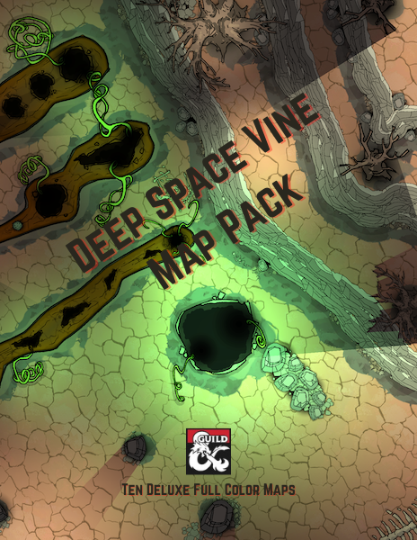 Deep Space Vine Deluxe Map Pack - Dungeon Masters Guild | DriveThruRPG