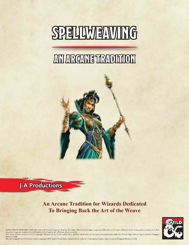 Arcane Tradition: Spellweaving - Dungeon Masters Guild | DriveThruRPG