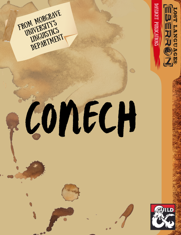 Lost Languages: Eberron - Conech - Dungeon Masters Guild | DriveThruRPG
