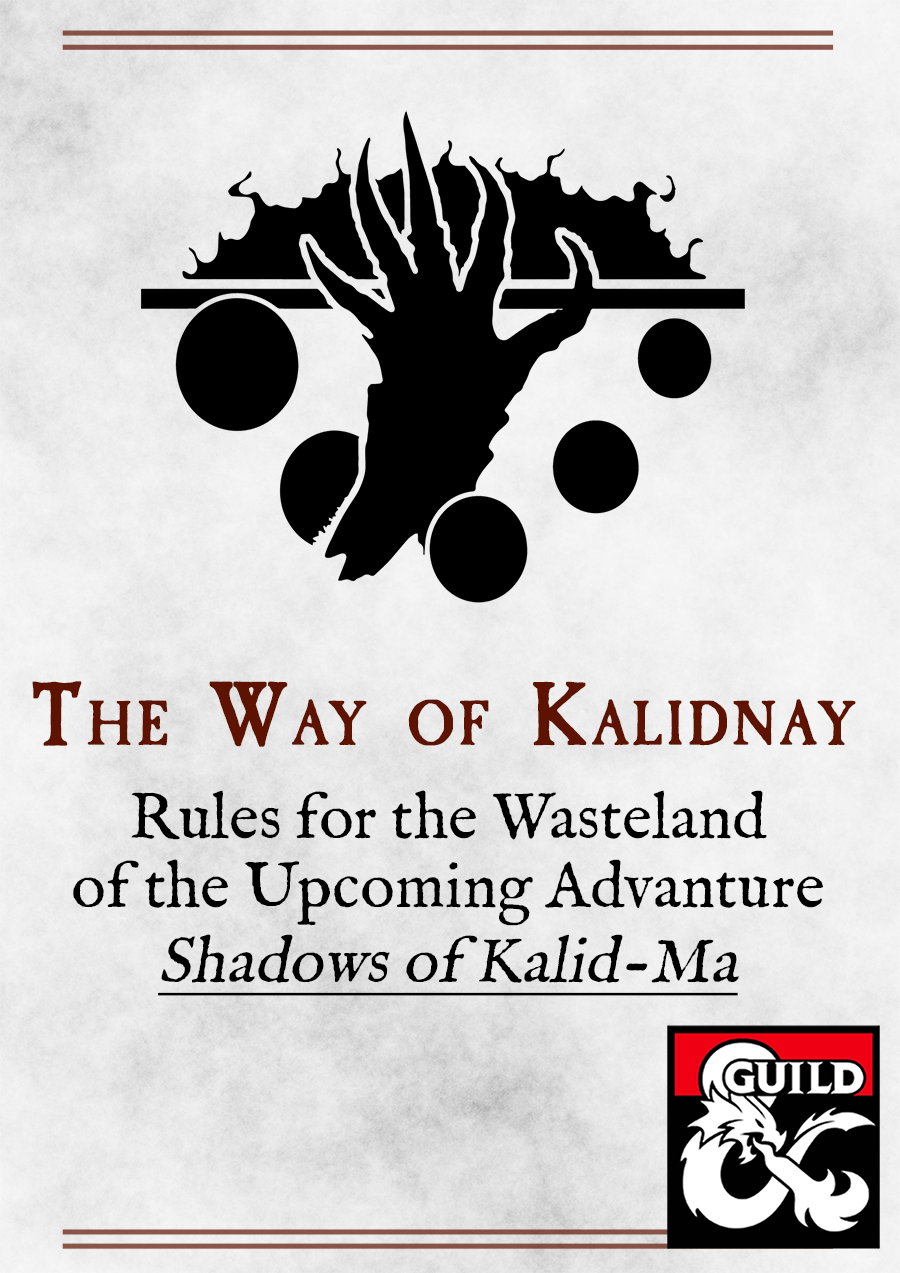 The Way of Kalidnay - Dungeon Masters Guild | DriveThruRPG