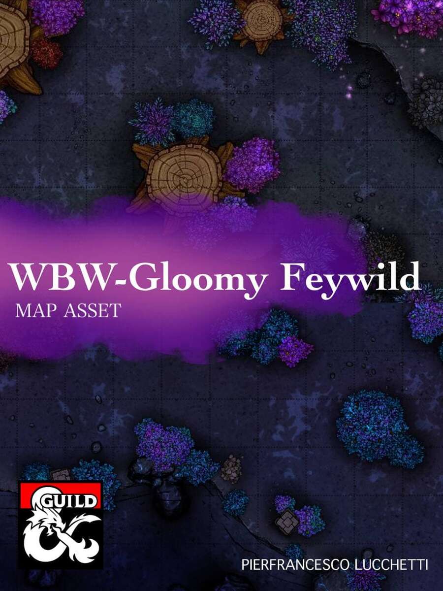 WBW - Gloomy Feywild Map Assets - Dungeon Masters Guild | DriveThruRPG