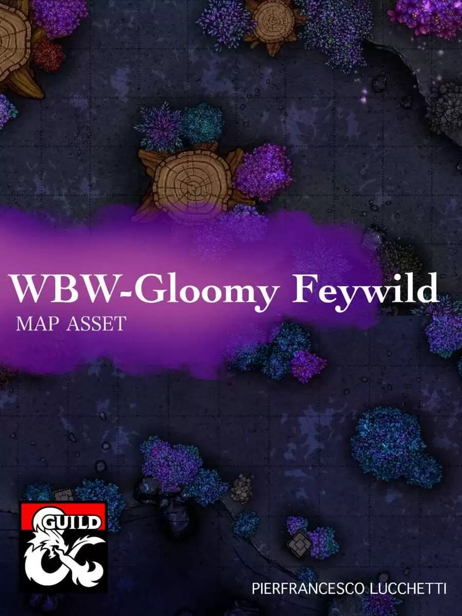 WBW - Gloomy Feywild Map Assets - Dungeon Masters Guild | DriveThruRPG