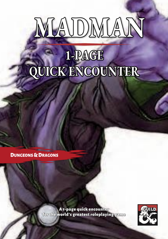 Quick Encounter #9 - Madman - Dungeon Masters Guild | DriveThruRPG