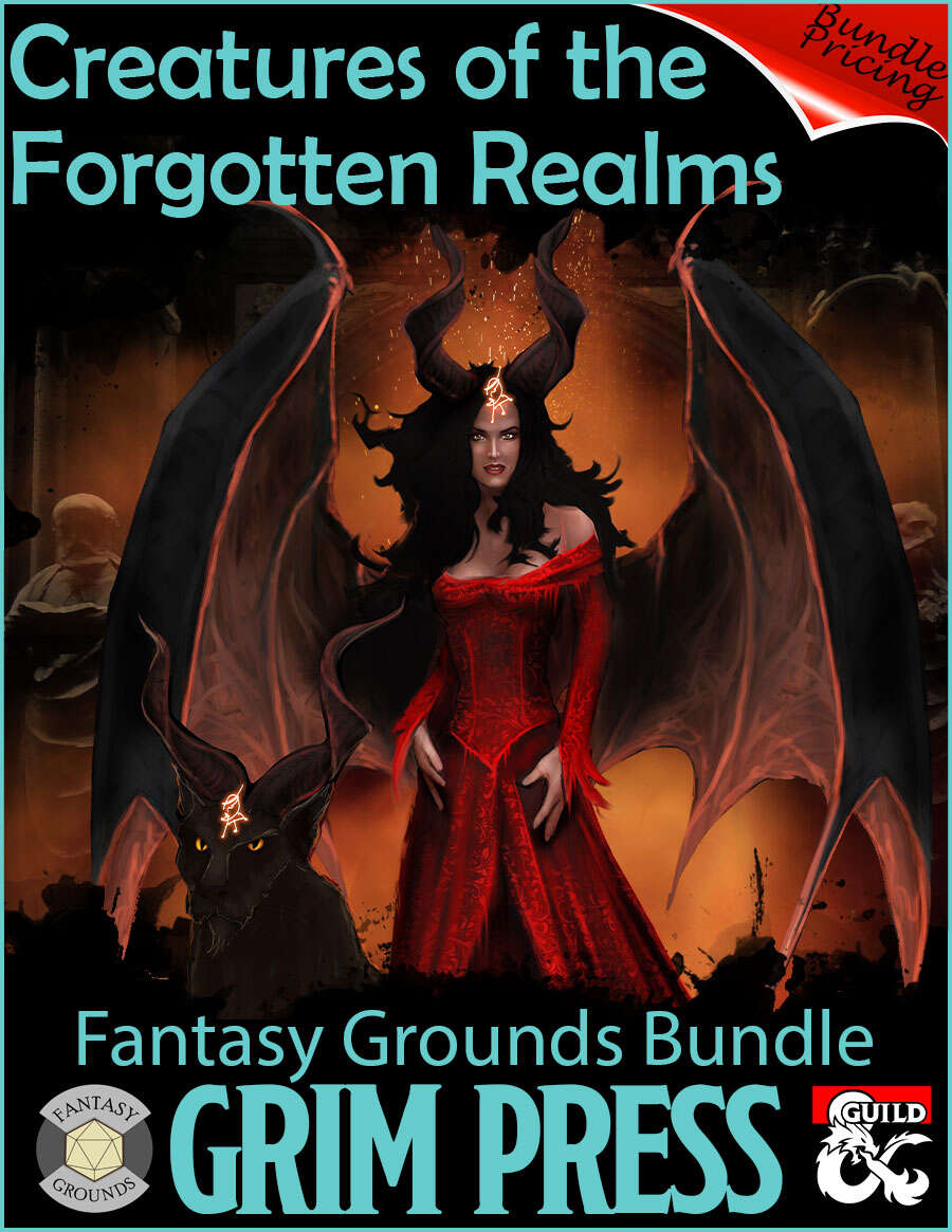 FANTASY GROUNDS Creatures of the Forgotten Realms FG [BUNDLE] - Dungeon Masters Guild | DriveThruRPG