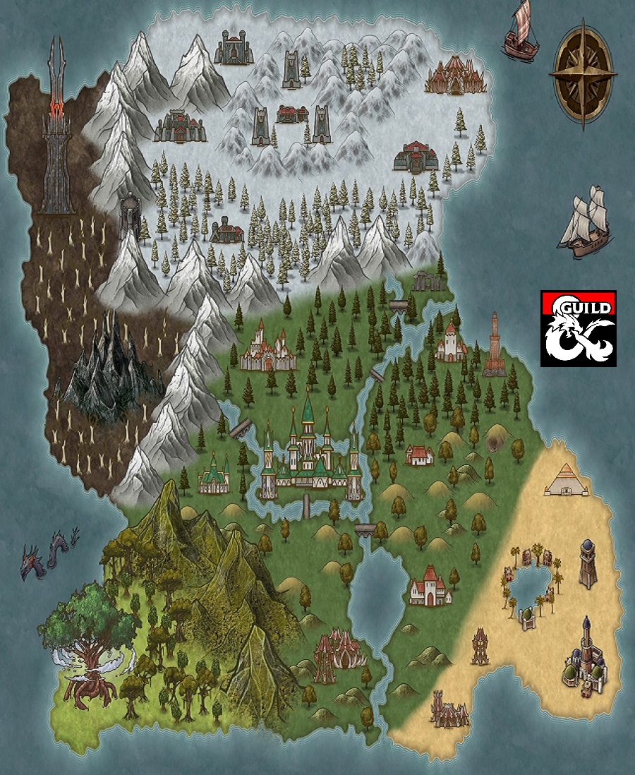 A Generic Fantasy Map! - Dungeon Masters Guild | DriveThruRPG