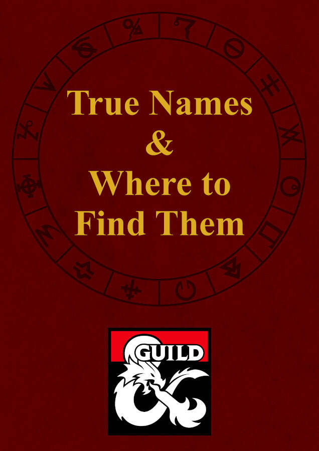 True Names and Where to Find Them - Dungeon Masters Guild | DriveThruRPG