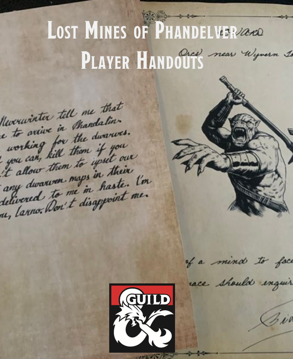 Lost Mine of Phandelver Handouts - Dungeon Masters Guild | DriveThruRPG