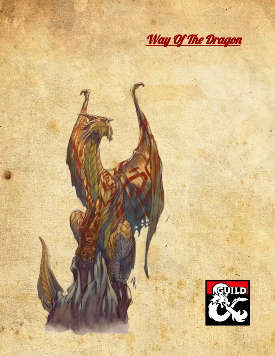 Way of the Dragon (5e) Monk Subclass - Dungeon Masters Guild | DriveThruRPG
